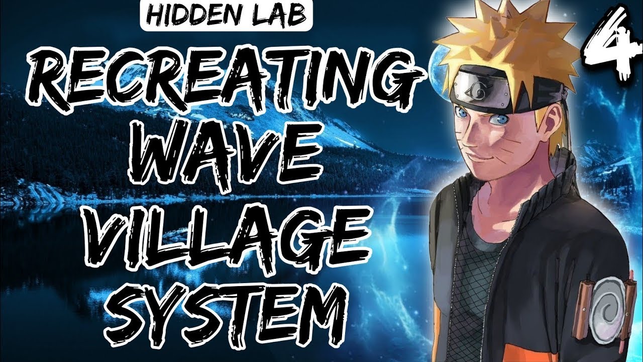 What If Naruto Found Hidden Lab In Wave's || Recreating Wave Village ...