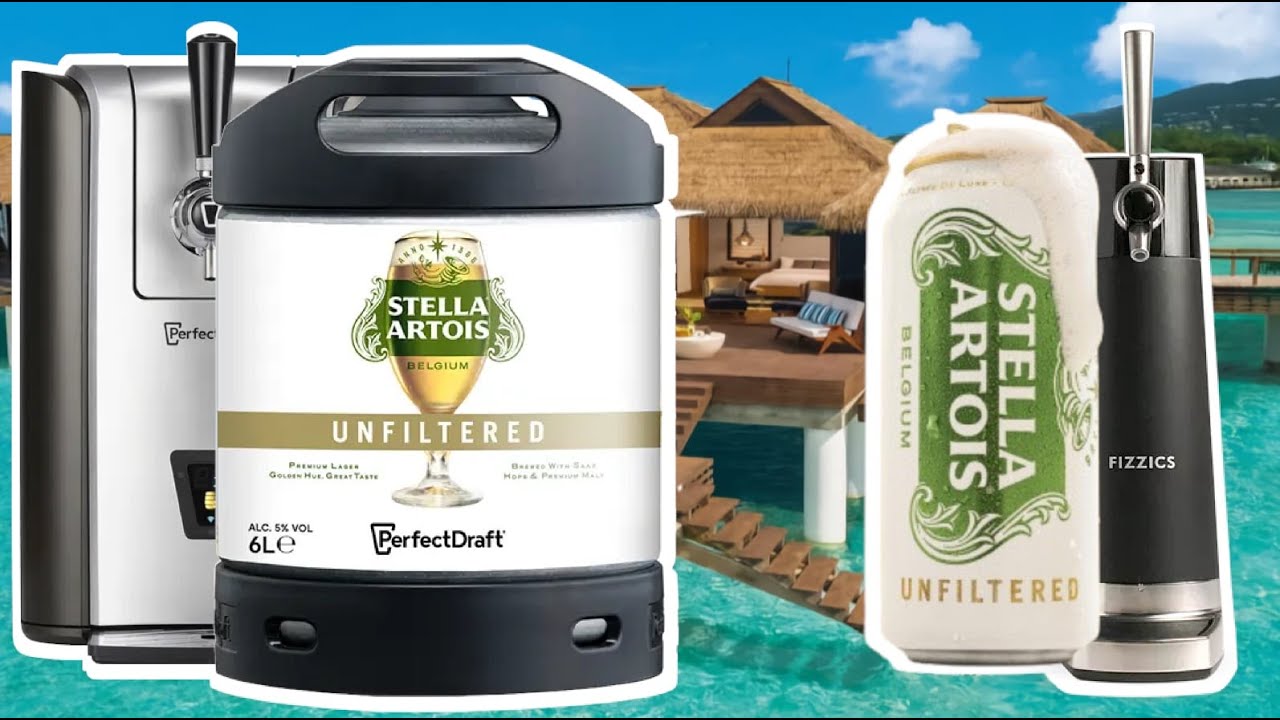 Perfectdraft Stella Unfiltered 5.0% ABV Vs 440ml Can Via Fizzics Must ...