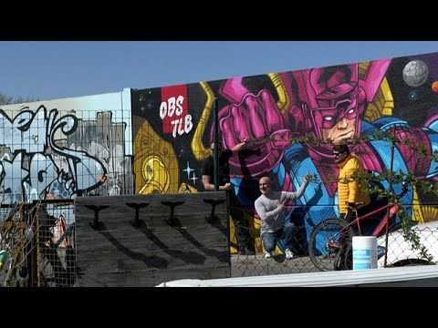 Berlin'de açık hava sokak sanatı galerisi Süd Ost açıldı