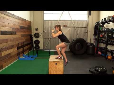 High step ups - YouTube