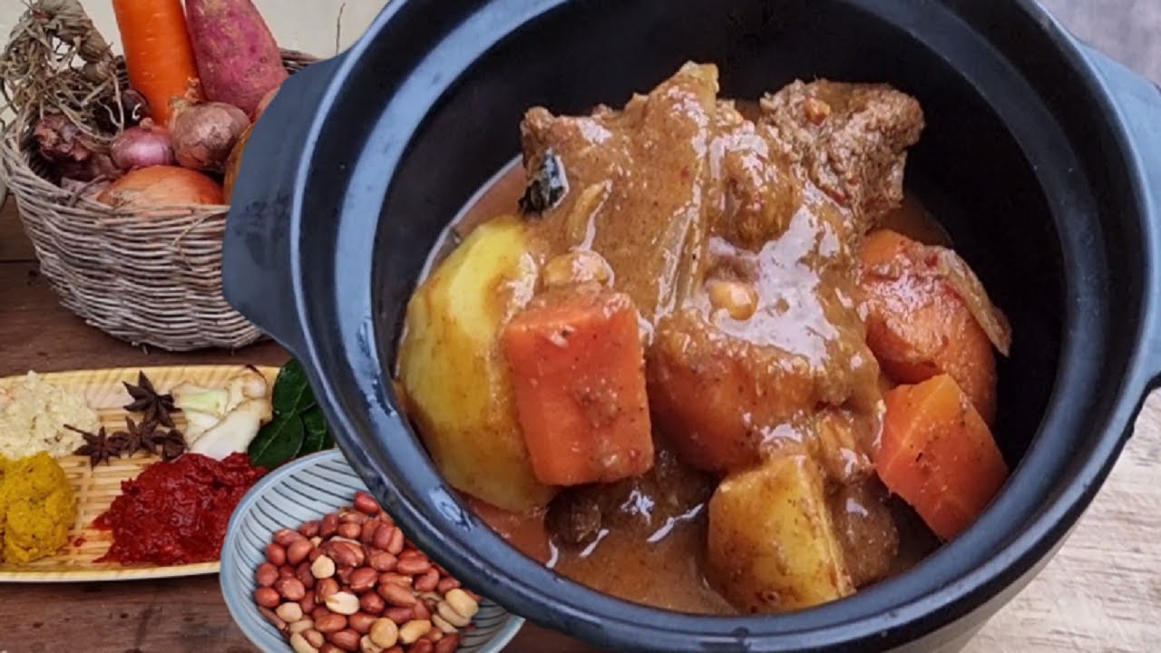 វិធីធ្វើសារ៉ាម៉ាន់ការីសាច់គោ[SARAMAN, BEEF CURRY] I will show you How ...