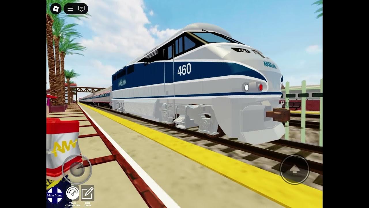 Railfanning Fullerton In SoCal Train Sim On Roblox W/@RobloxRailfan-b8y Ft. 90221 Veterans Unit ...