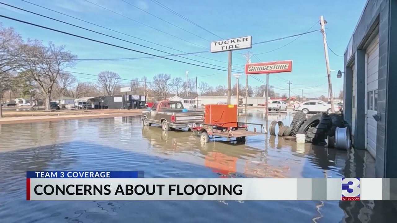 Dyersburg prepares for more flooding after severe storms - YouTube