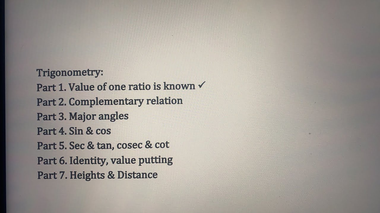 10. Trigo Class no. 1 - YouTube