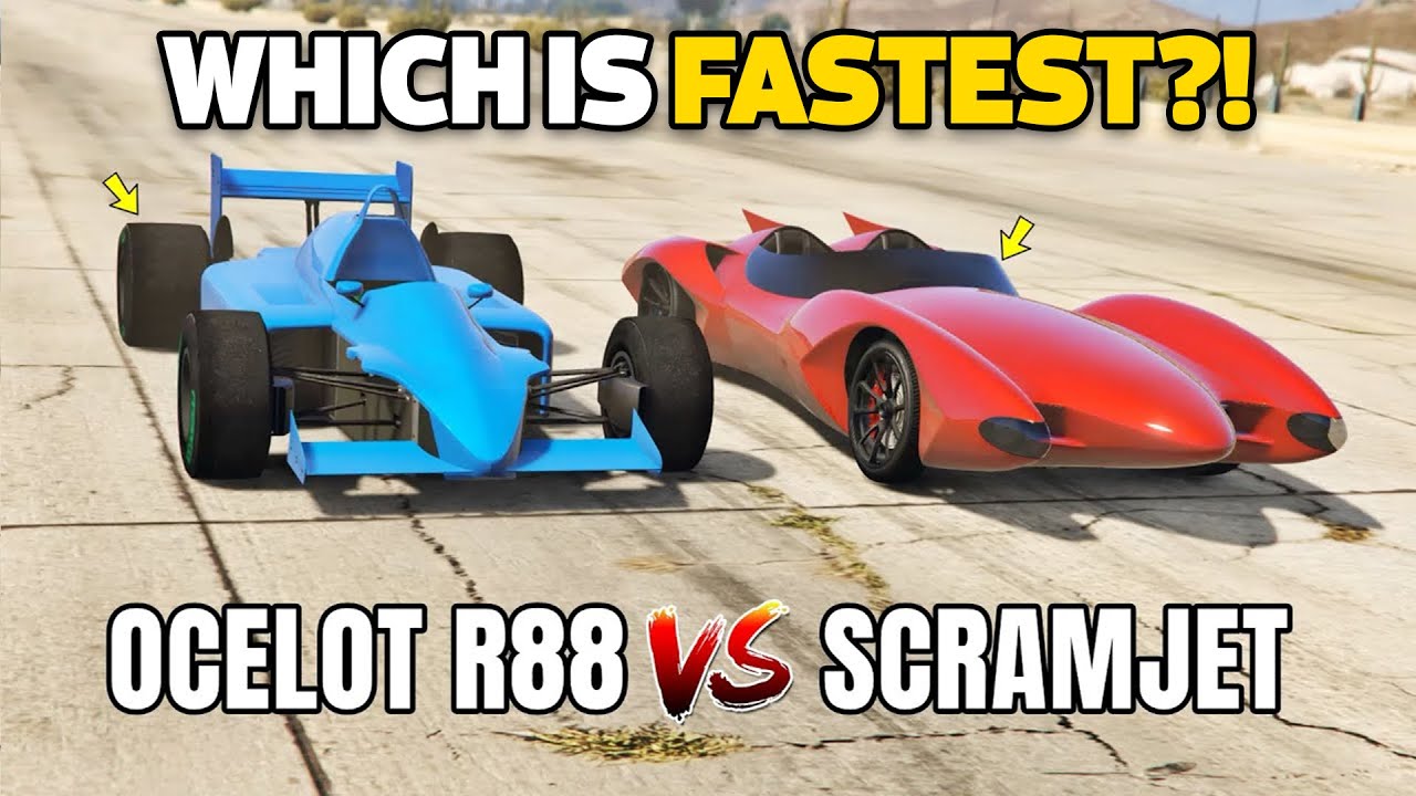 GTA 5 ONLINE - OCELOT R88 VS SCRAMJET (WHICH IS FASTEST?) - YouTube