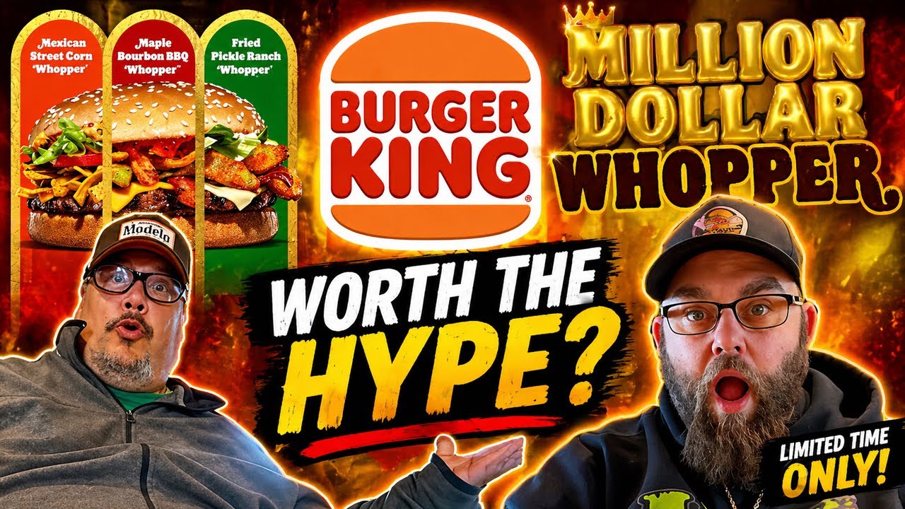 Burger King MILLION DOLLAR Whopper! - YouTube