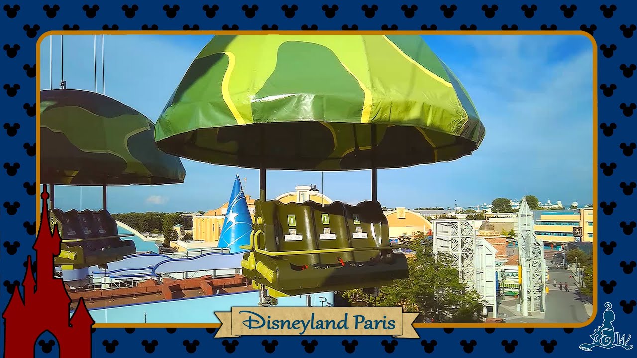 [Disneyland Paris] On-ride Toy Soldiers Parachute Drop - YouTube