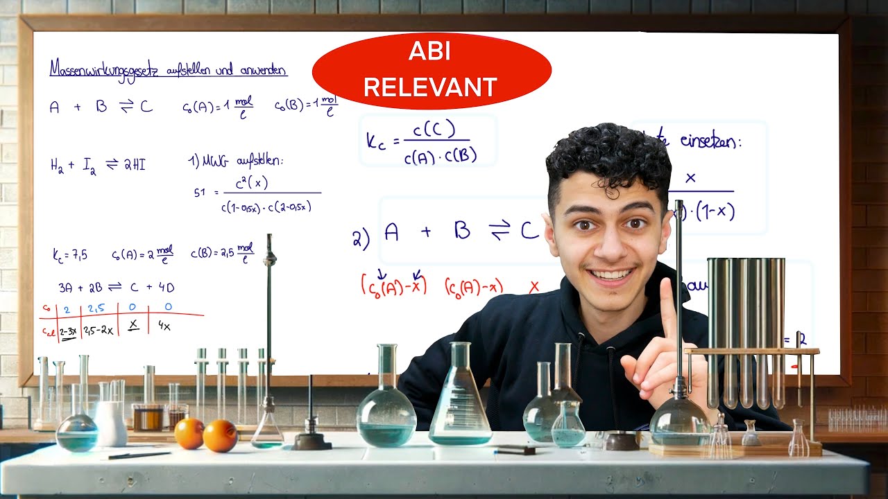 Konzentration berechnen mit dem MWG (ALLE Beispiele) | Chemie-ABI von A ...