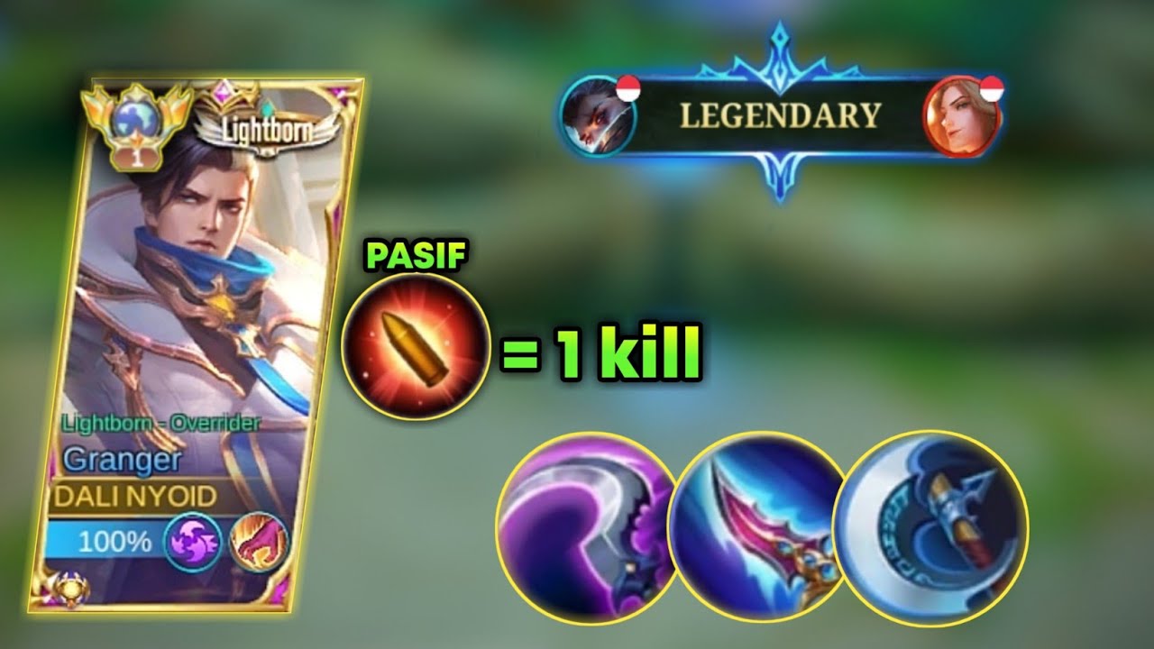 NEW GRANGER ONE HIT BUILD AND EMBLEM ‼️ BUILD TOP 1 GLOBAL GRANGER ...