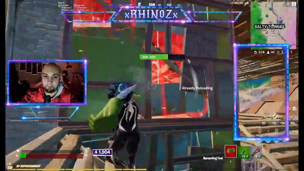 FORTNITE ALPHA SETTINGS GAMEPLAY - YouTube