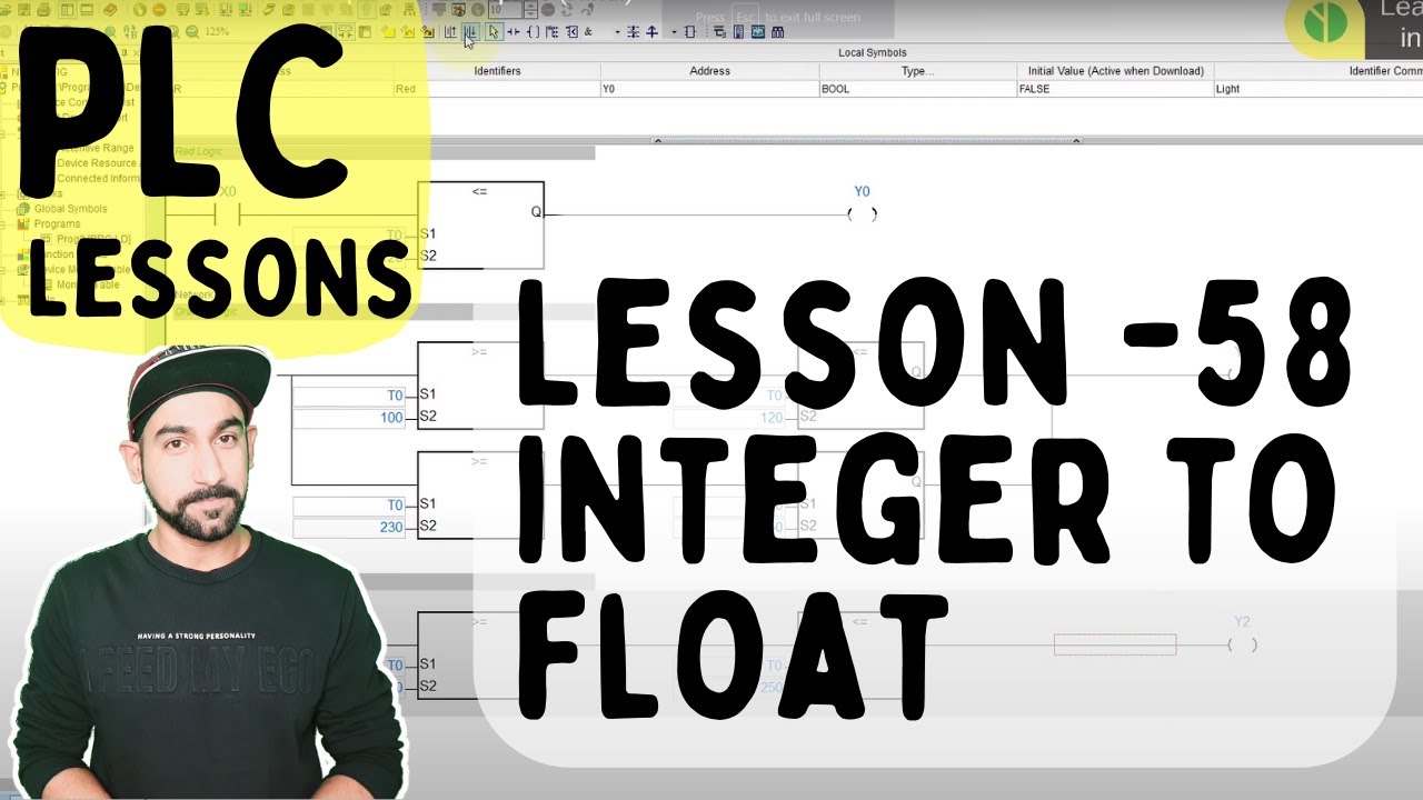 Lesson 58 PLC Integer To Float YouTube Lesson 58 PLC Integer To Float YouTube