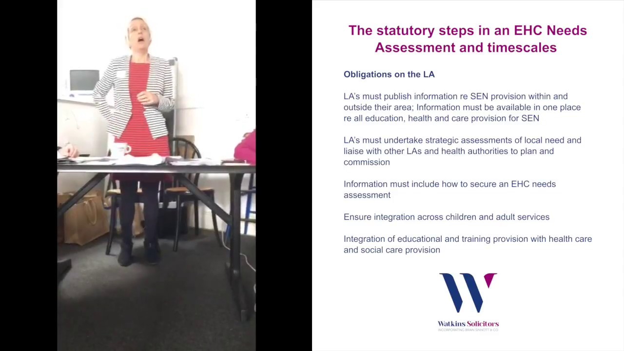 Liz Smith discusses EHC Needs Assessments and timescales @ SEN ...