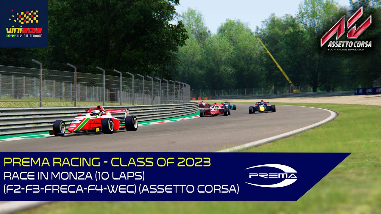 Prema Racing - Class of 2023 | Race in Monza (10 laps) (F2 | F3 | FRECA ...