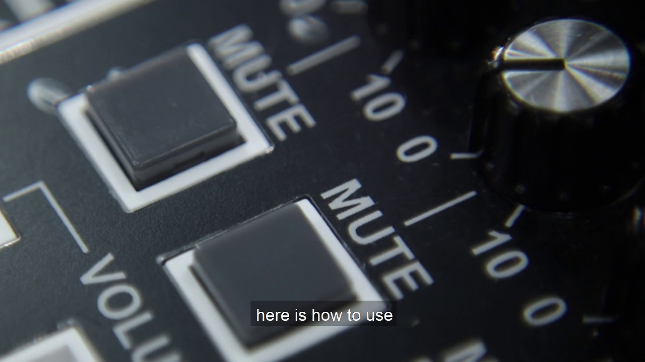 Just Mixer M Mute Button Control. - YouTube