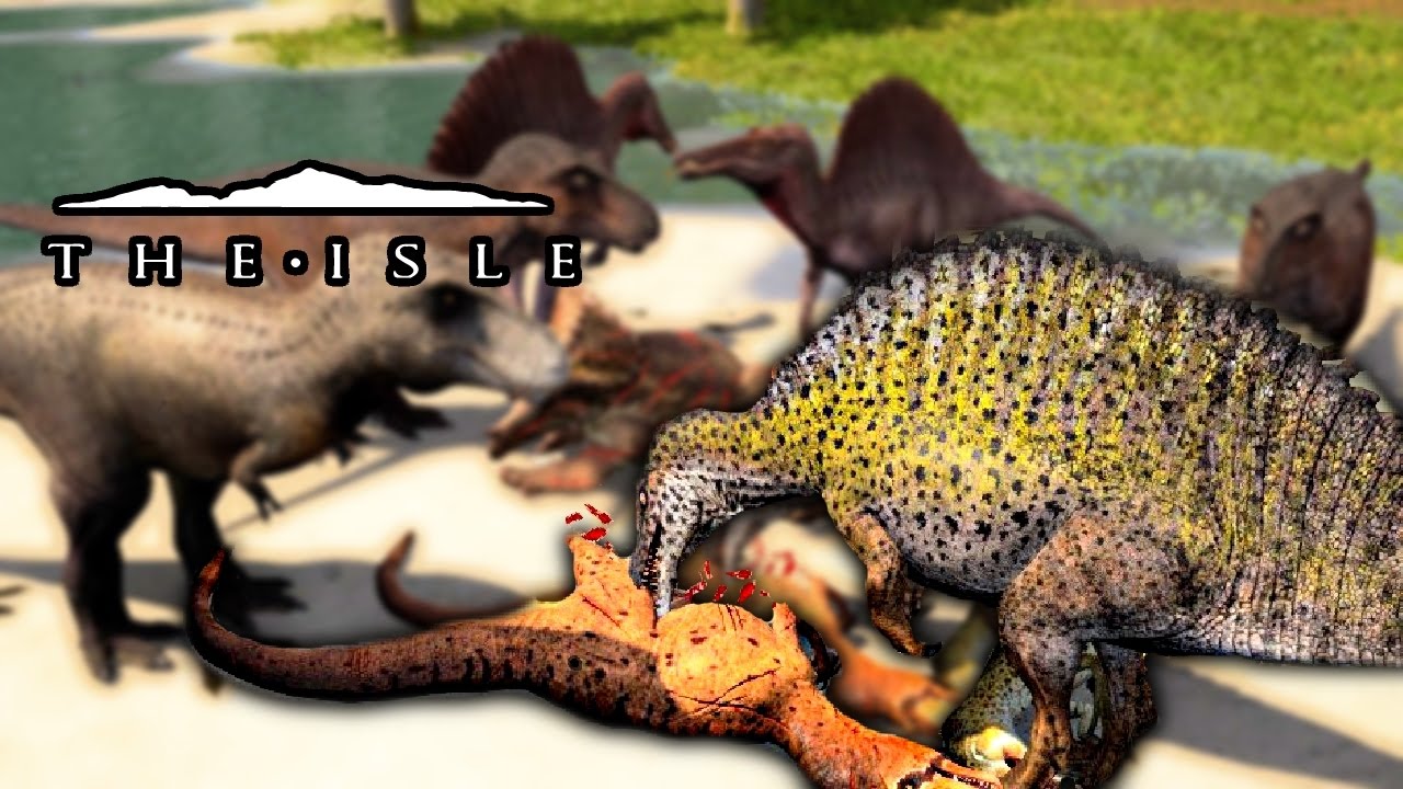 The Isle - ALLO NEST GETS ATTACKED, BABY ALLO SLAUGHTER, SPINO ...