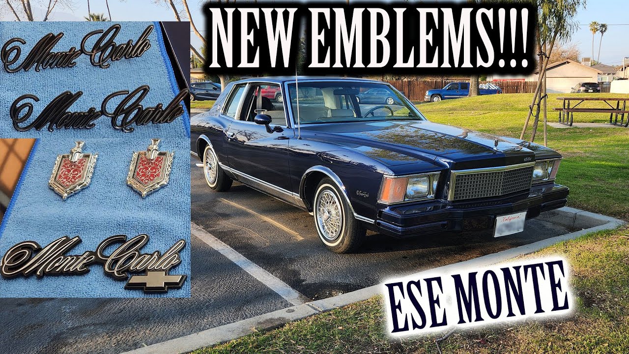 New Emblems for Ese Monte | '78 Monte Carlo - YouTube