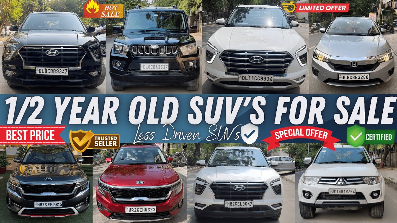 1/2 Year Old SUV's For Sale In Delhi | Less Driven Well Maintained Cars ...