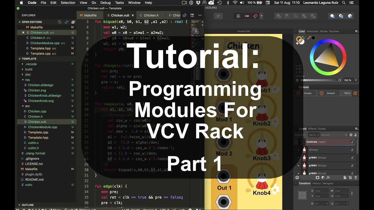 Tutorial: Programming Modules for VCV Rack - Part 1 - YouTube