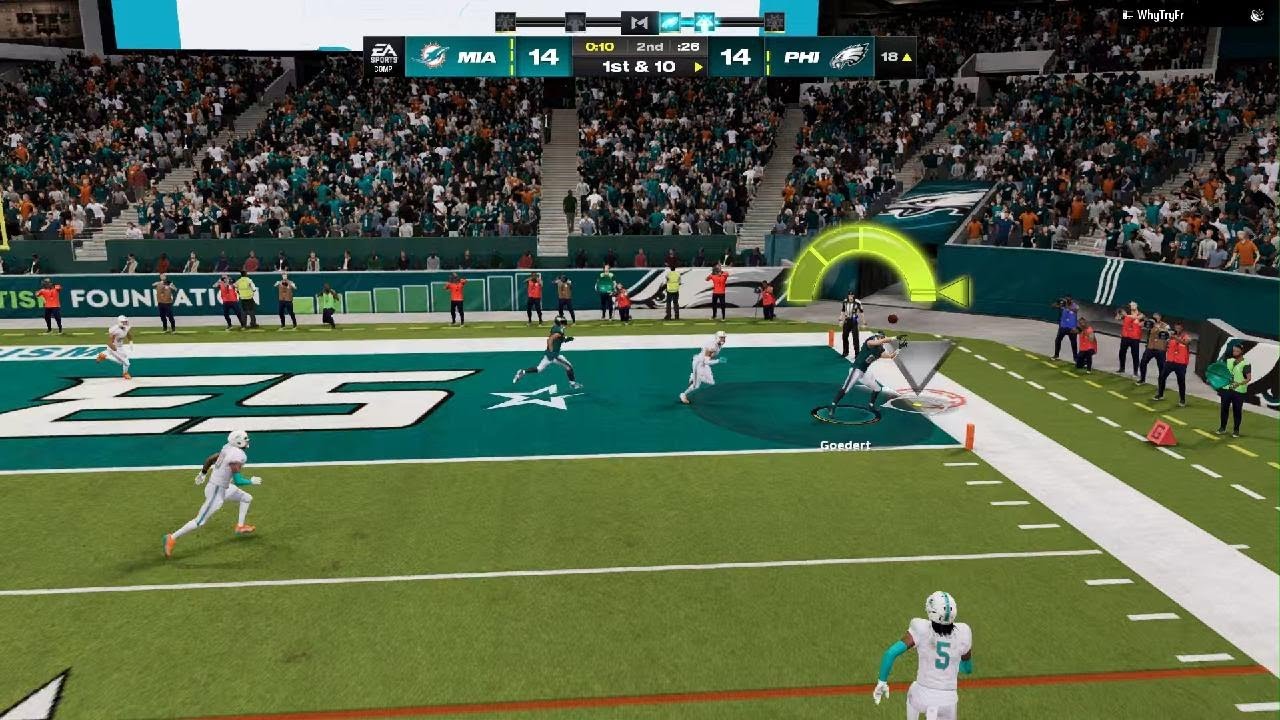 Madden NFL 24 Endzone Sideline Dot for Touchdown - YouTube
