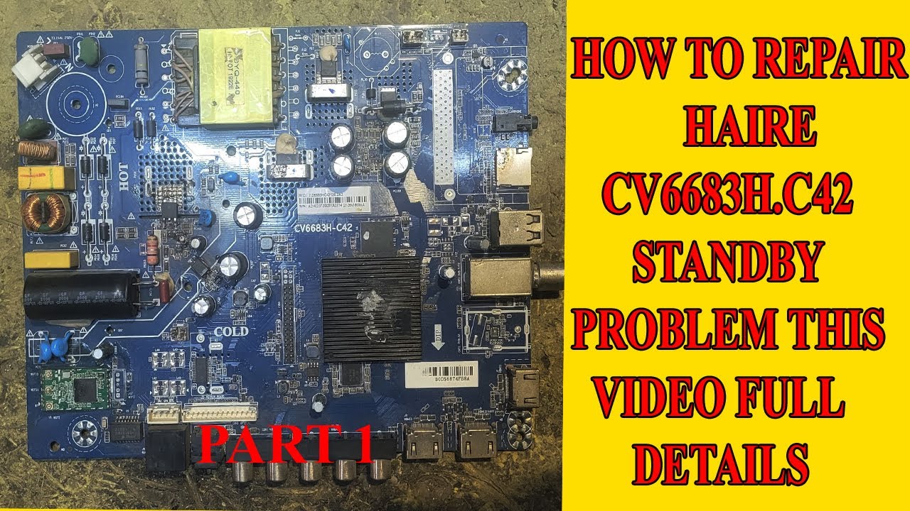 HOW TO REPAIR HAIRE CV.6683H.C42 STANDBY ISSHO - YouTube