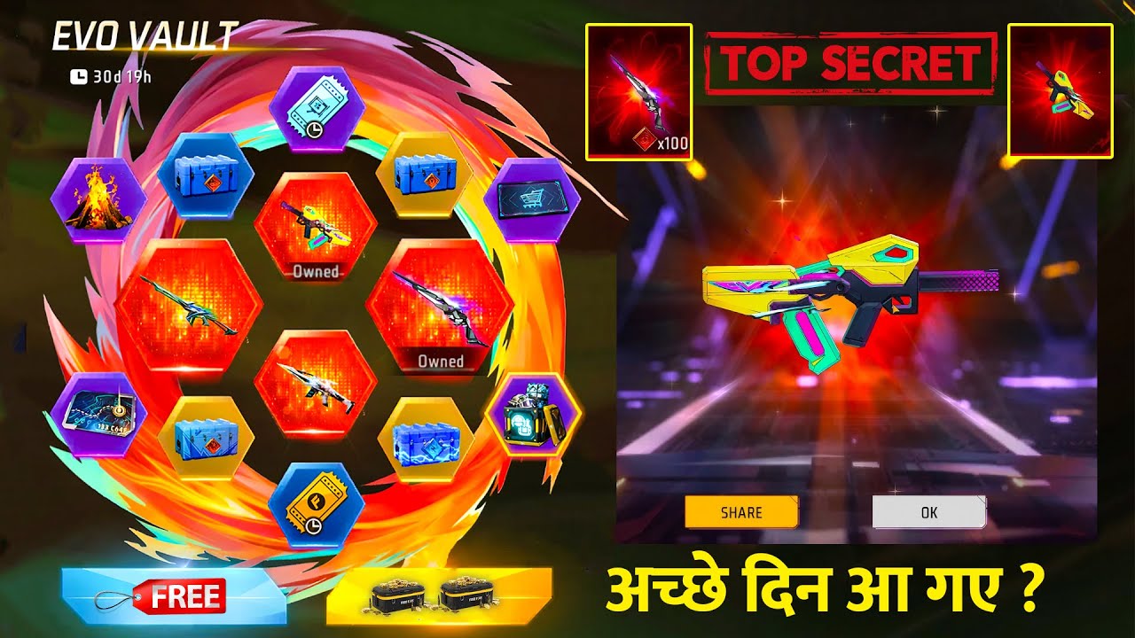 Evo Vault Event Free Fire Today | Evo Groza Free Fire | Evo M1887 Free ...