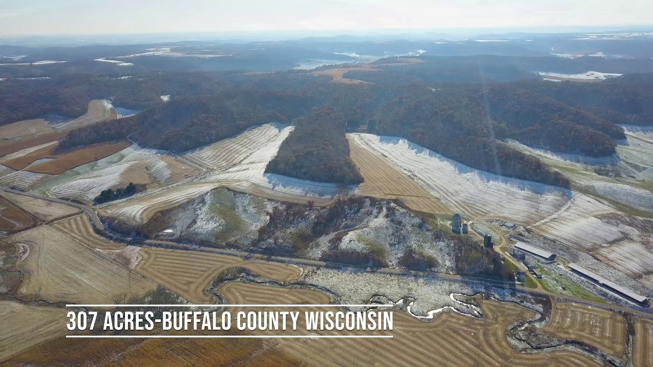 307 acres Buffalo County Wisconsin - YouTube