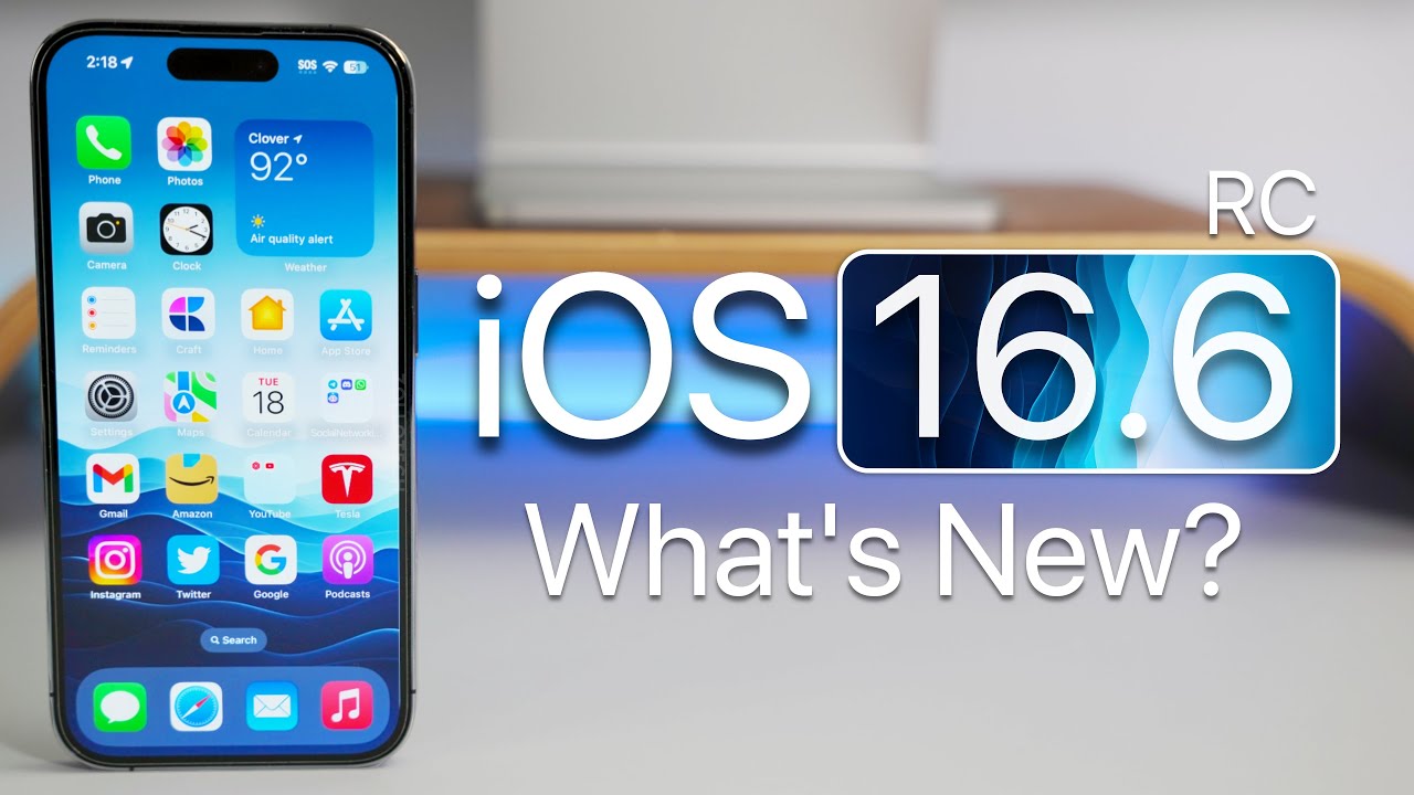 iOS 16.6 RC is Out! - What's New? - YouTube