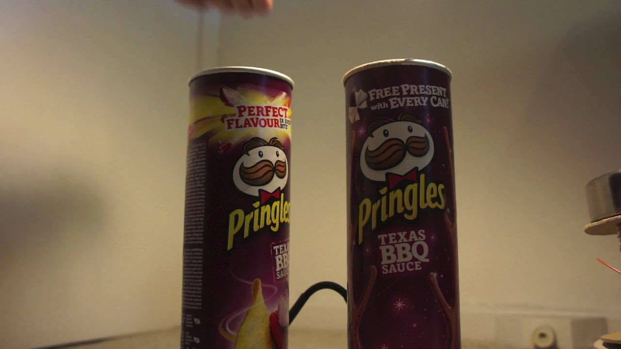 Pringles packet drum machine - YouTube