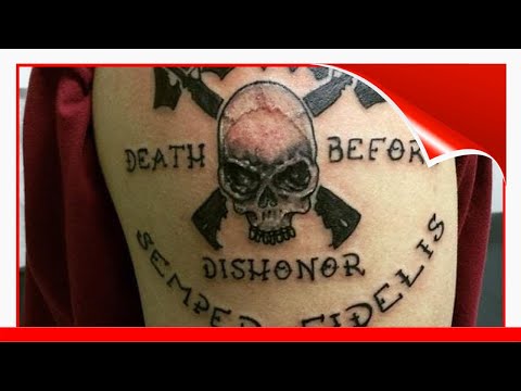 50+ United States Marine Corps Tattoos (2020)  Usmc Designs !