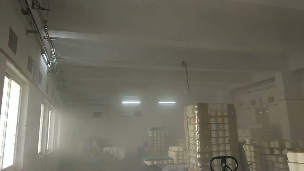 Condair jetspray Nozzle Humidification System. - YouTube