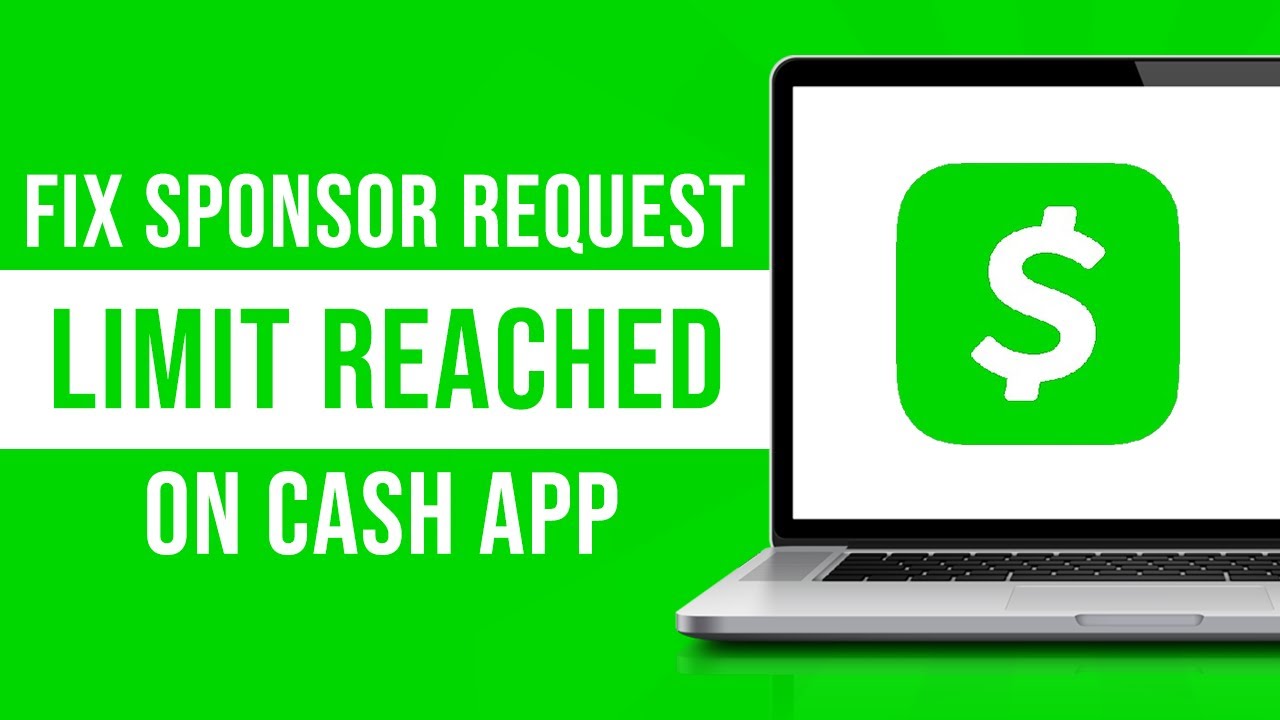 How to Fix Sponsor Request Limit Reached on Cash App - YouTube