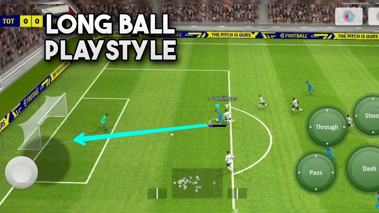 Long Ball Playstyle Goals in efootball 2023 ️⚡️Free Nomination contract ...