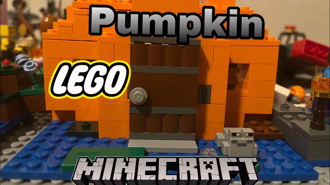 Lego Minecraft pumpkin build#shorts - YouTube