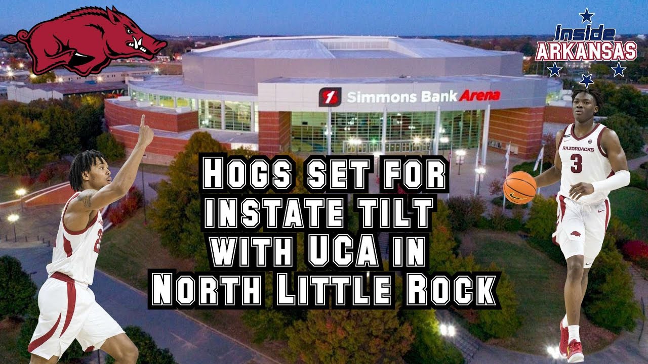 Hogs Set For Instate Tilt With UCA In North Little Rock - YouTube