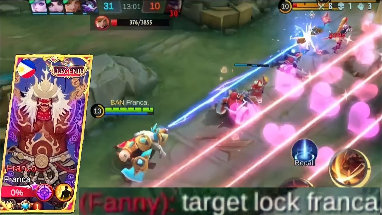 FRANCA CRITICAL LONG HOOK IN MAYHEM IS BACK | BUILD TOP 1 GLOBAL FRANCO ...