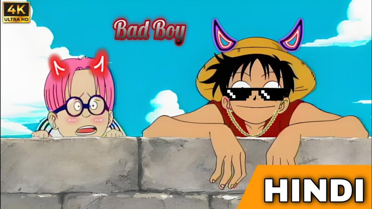 one piece thug life moments P#2 in hindi 😂|| luffy funny moments# ...