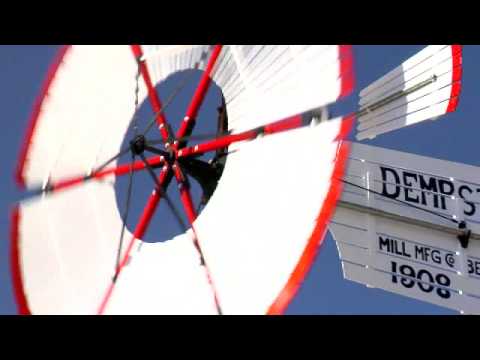 Old Dempster Wooden Windmill - YouTube