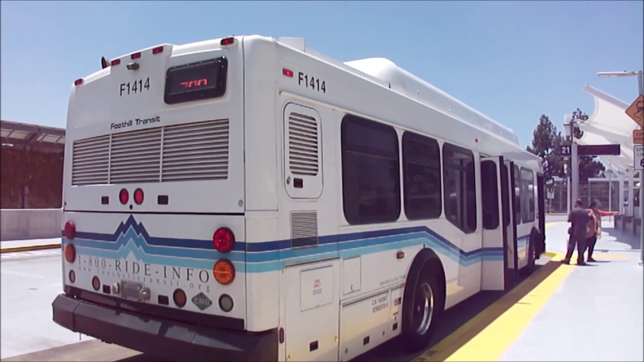 On Board: Foothill Transit's 2004 NABI 40LFW #F1414 - YouTube