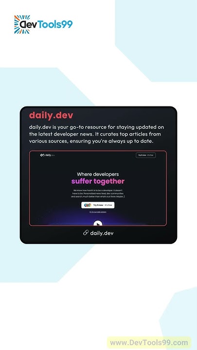 If You Re A Developer This Is For You Devtools99 Devtips Developer Webdevelopment Youtube