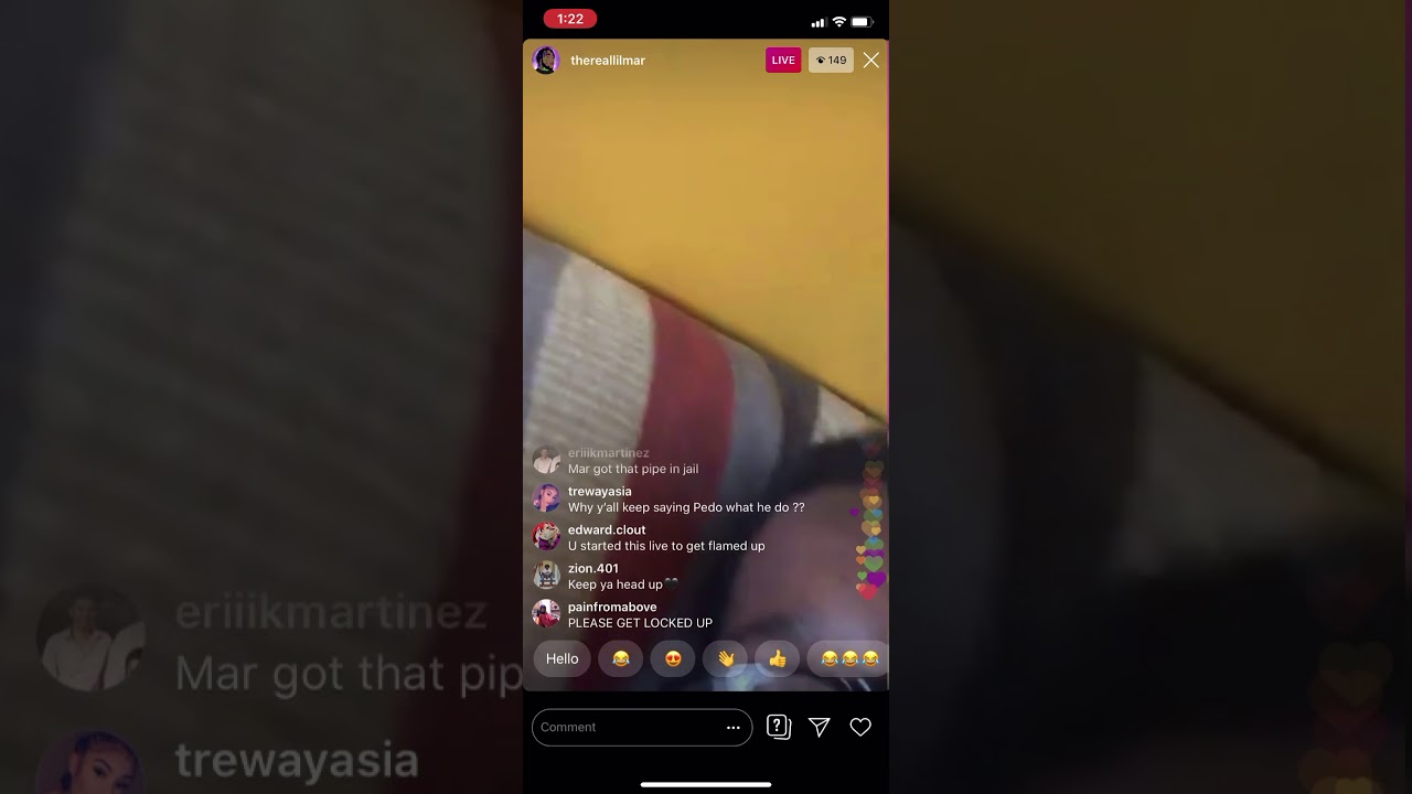 LIL MAR DEPRESSED ON IG LIVE, WHO HURT HIM??? - YouTube