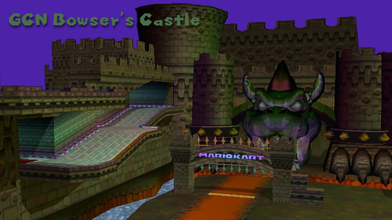 Mario kart 7 Custom track GCN Bowser's Castle by CamoMK7 - YouTube