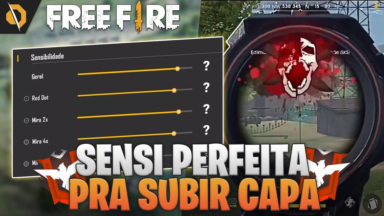 DESCUBRA como chegar na SENSIBILIDADE PERFEITA! 2021 - FREE FIRE - YouTube