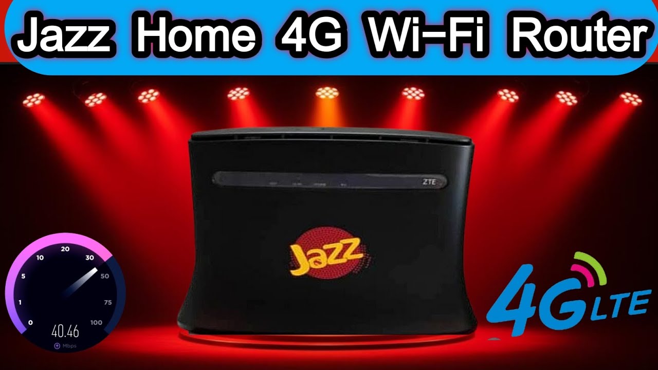 Jazz Home 4G Wifi Router For Weak Signal Area - YouTube