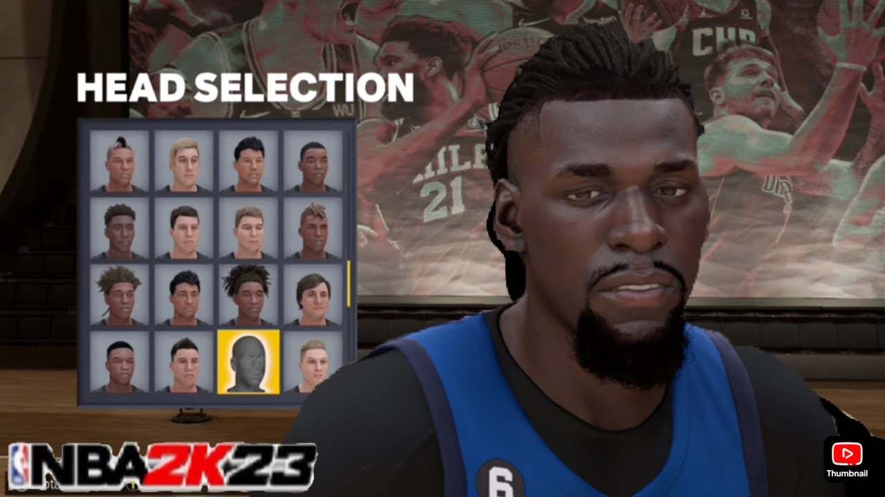 NAZ REID NBA 2K23 NEXT GEN FACE CREATION - YouTube