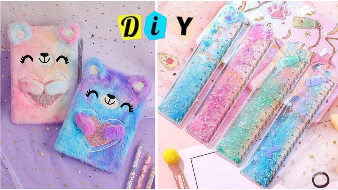 How to make Stationery / Stationery ideas for school / DIY Cute ...