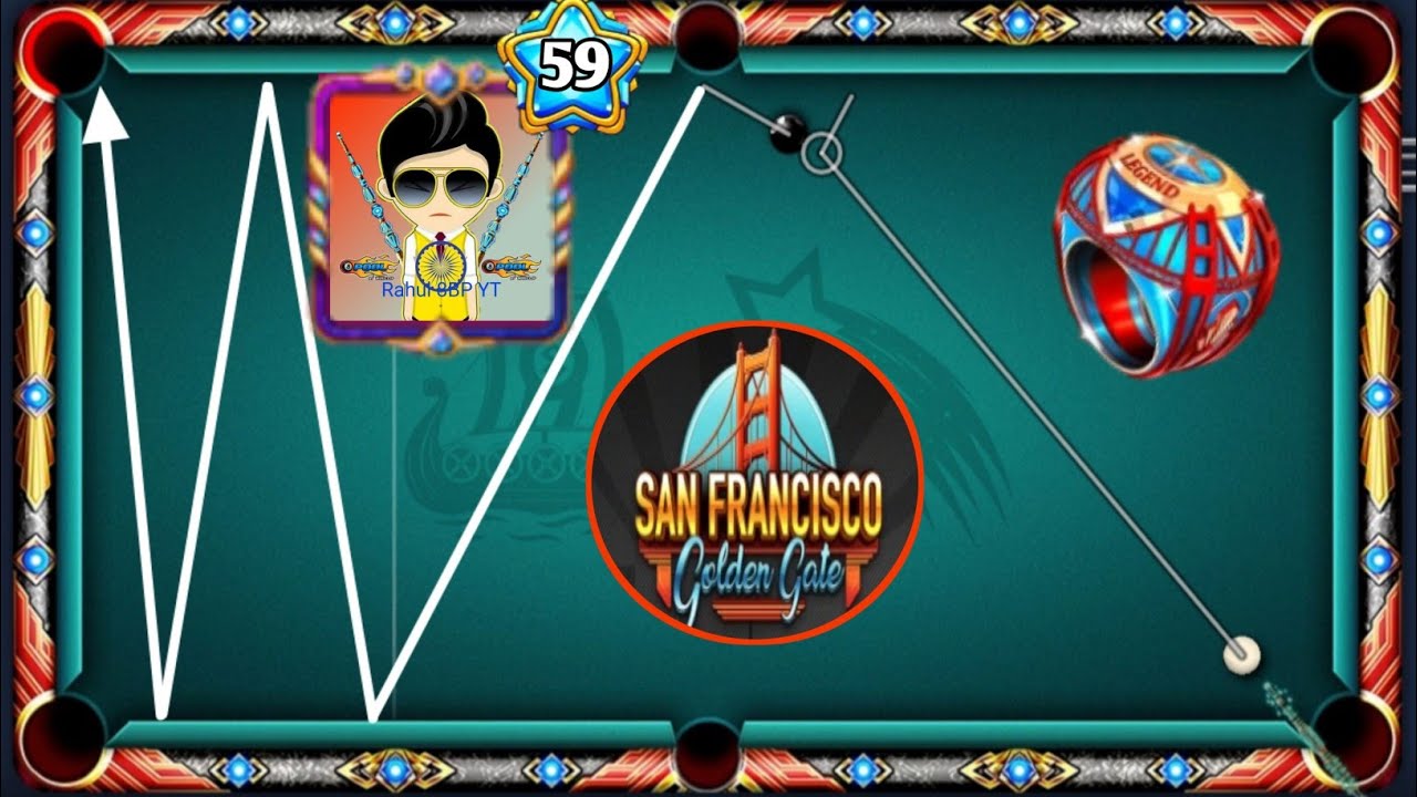Demon Cue In San Francisco 8 Ball pool Round 3 Free Coins - YouTube