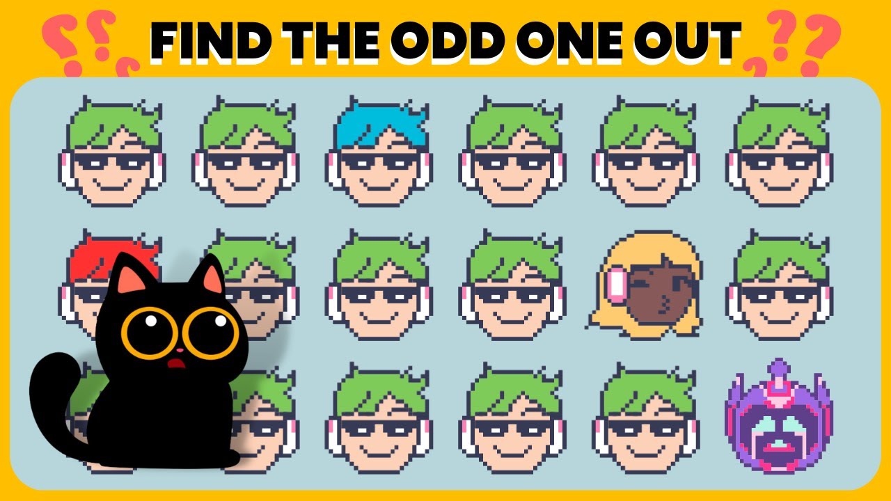 HOW GOOD ARE YOUR EYES | Find The Odd Emoji Out | Find the ODD One Out ...