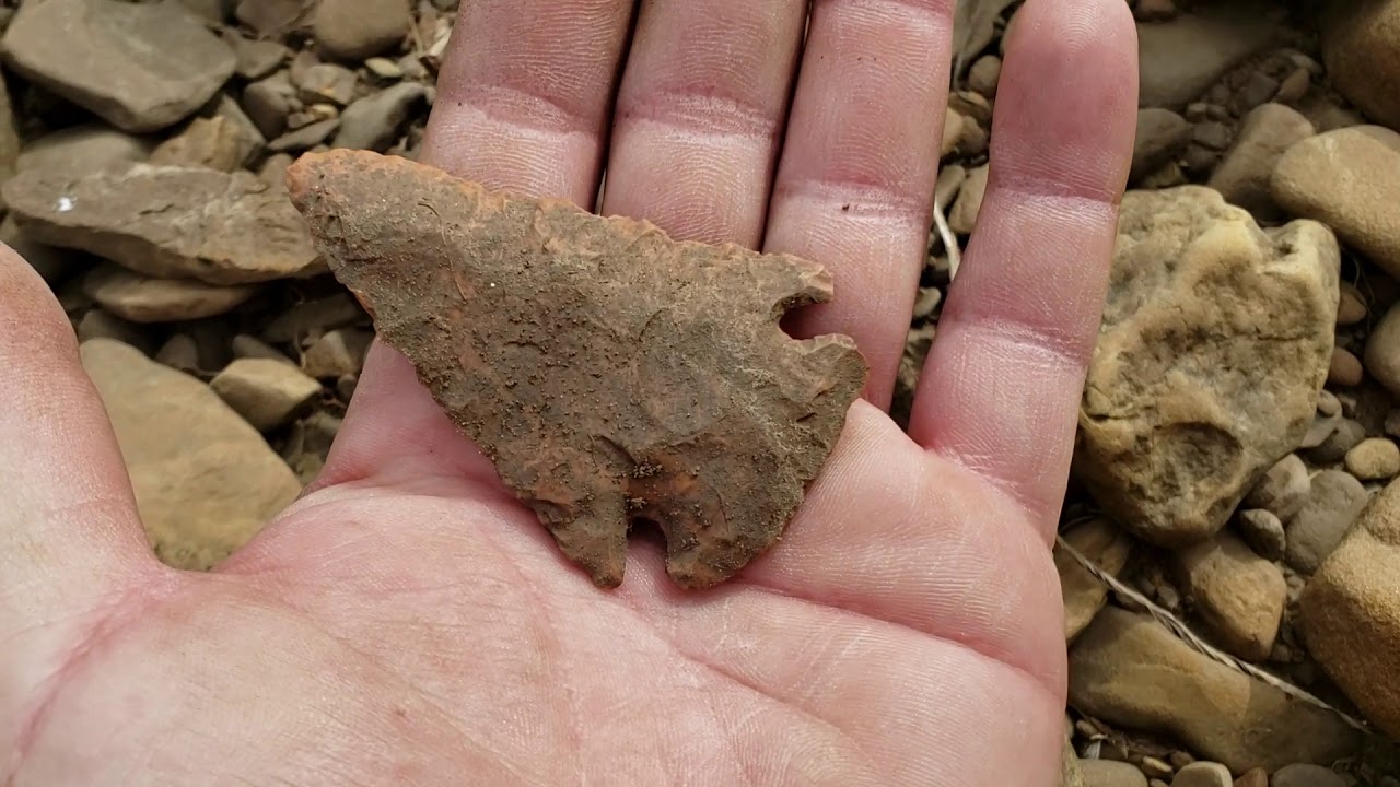 Huge arrowhead found - YouTube