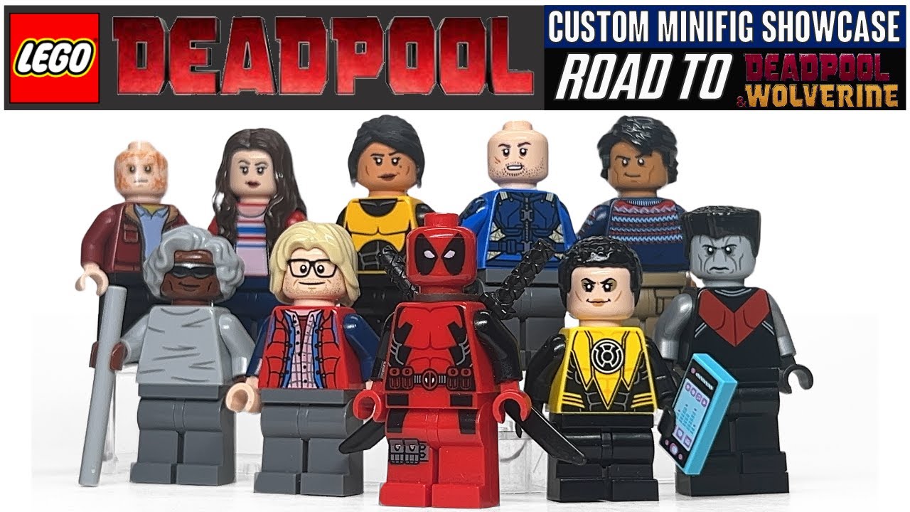 LEGO DEADPOOL (2016 Movie) Custom Minifigure Showcase (Road to Deadpool ...