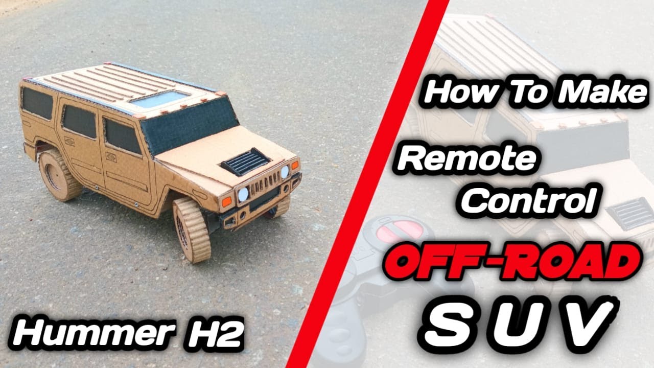 How to make rc car - Hummer H2 Off Road Remote Control car - YouTube